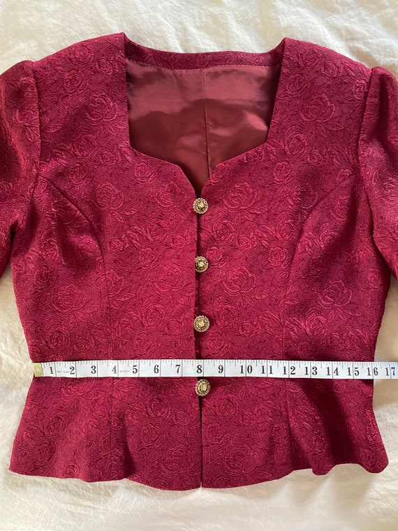 Vintage Raspberry Pink Satin Formal Top with Sweethea… - Gem
