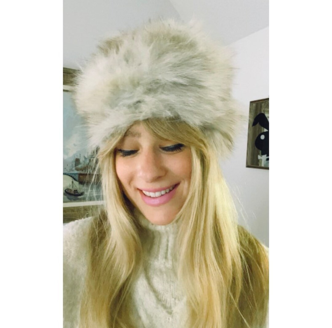 Vintage White Fox Fur Cossack Bucket Hat Mid Century Style 1960s 1970s ...