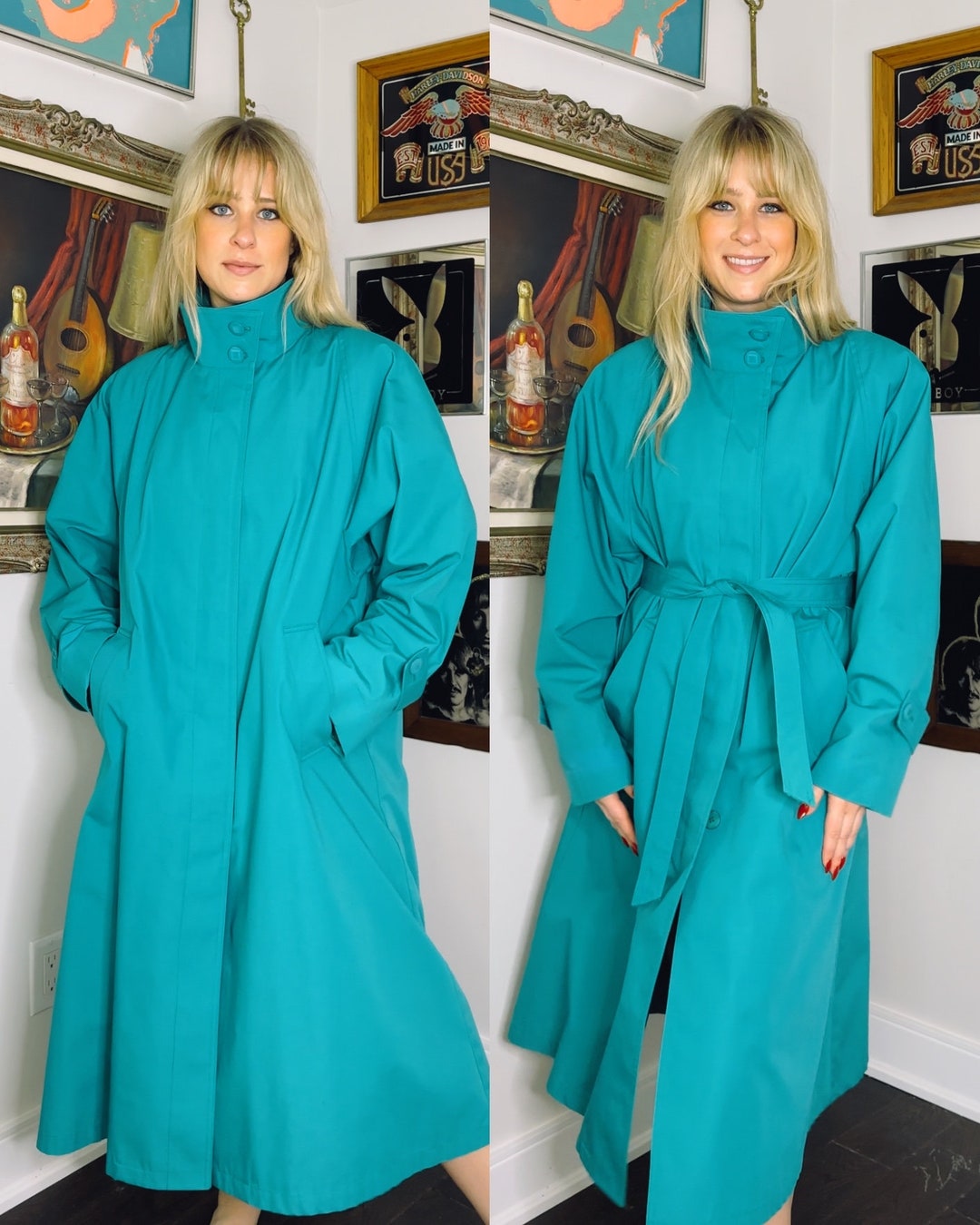 Vintage 1980s London Fog exclusively for EATON Long Length Duster ...