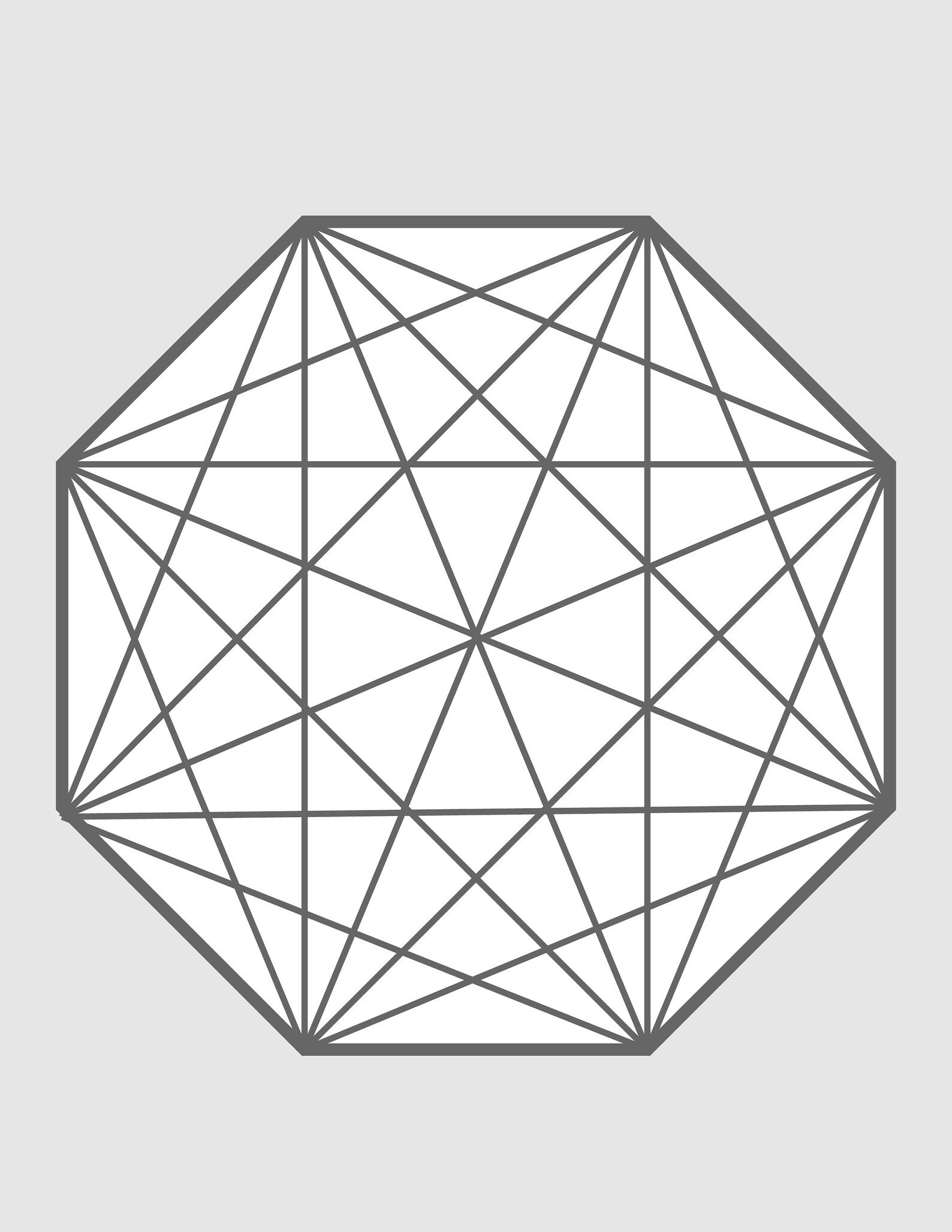 Geometric Octagon - Etsy