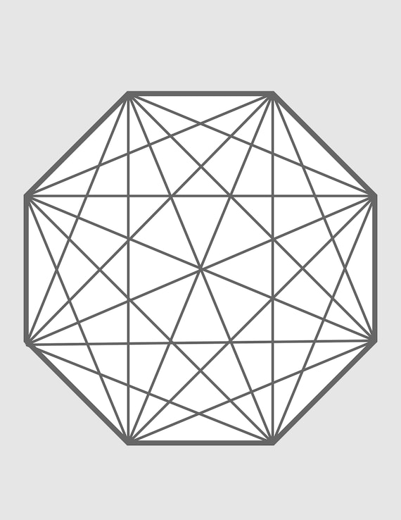 Octagon Clipart Black And White