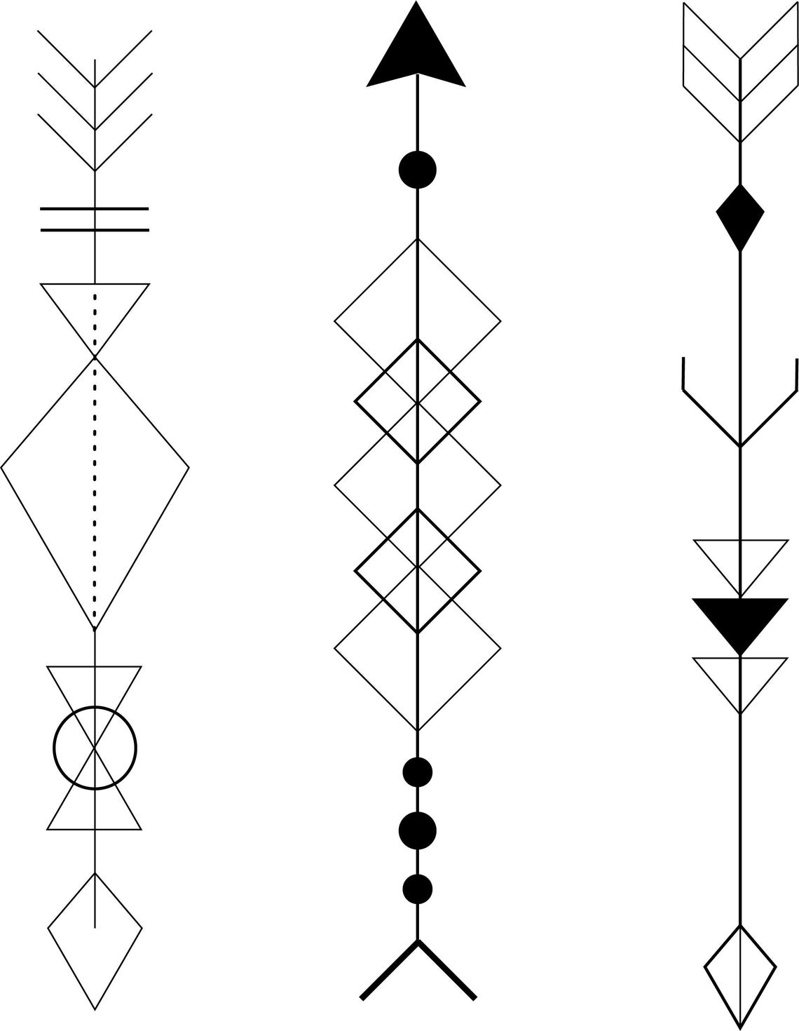 Geometric Arrows 1 - Etsy
