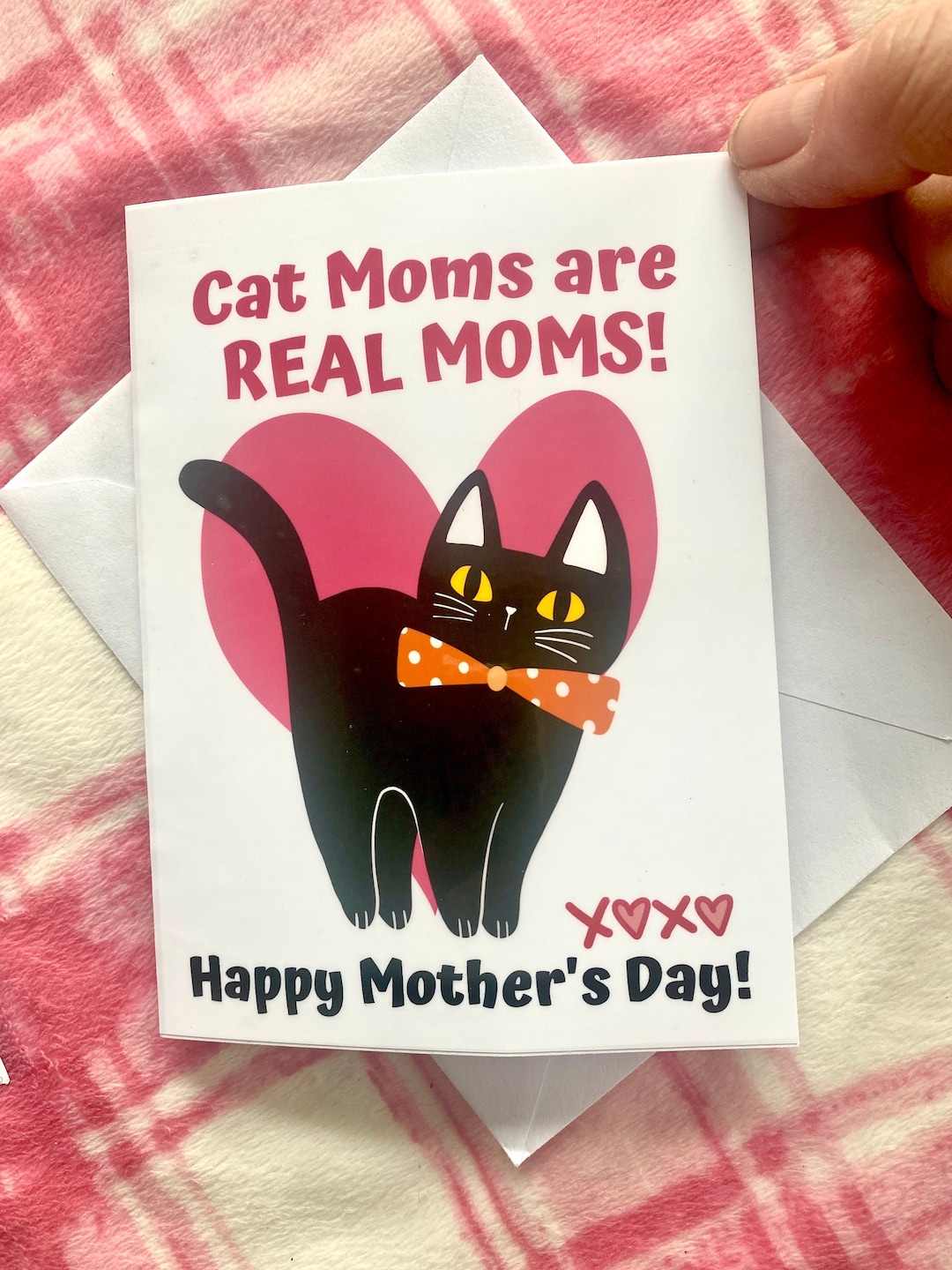 Cat Moms Are Real Moms Card, Mother's Day Card, Cat Mother's Day Card ...