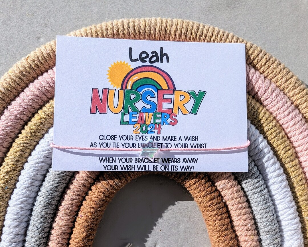 Personalised 2024 Nursery Leavers Gift Key Child Nursery School Leaver ...