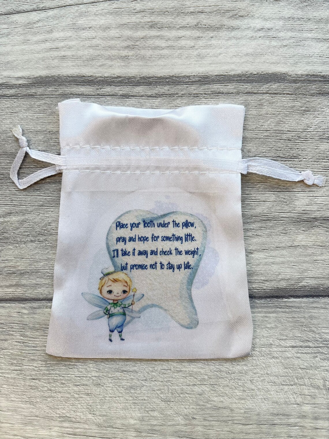 Personalised Tooth Fairy Bags Boys Tooth Fairy Bag Girl - Etsy