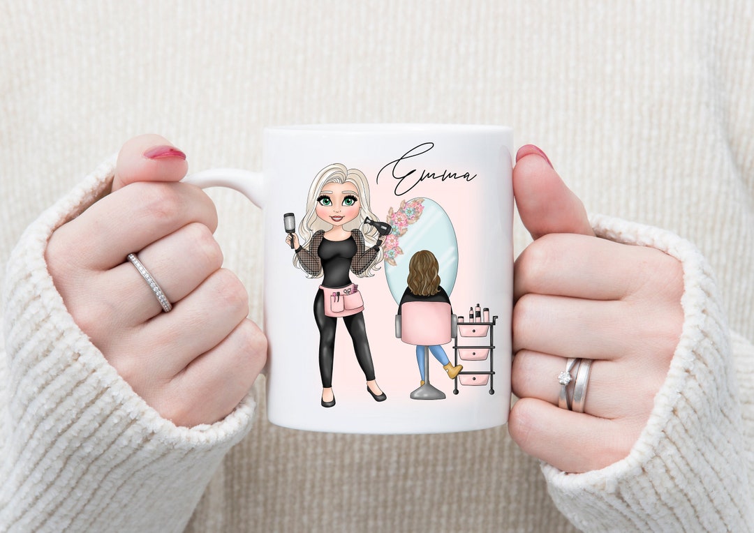 Personalised Hairdresser Mug, Personalised Hair Stylist Gift ...