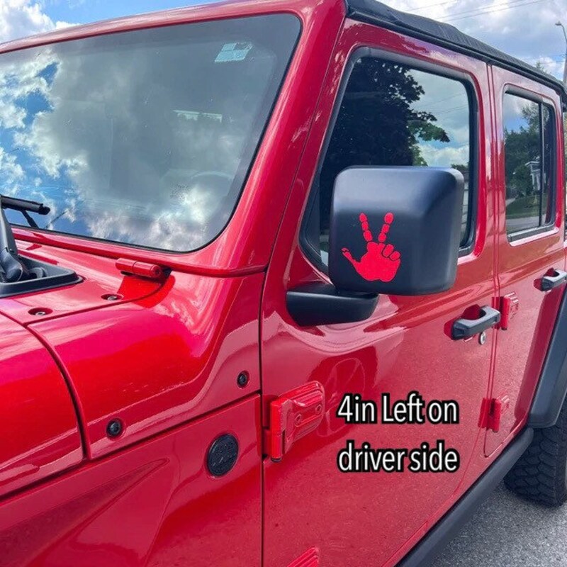 Jeep Wave Sticker - Etsy