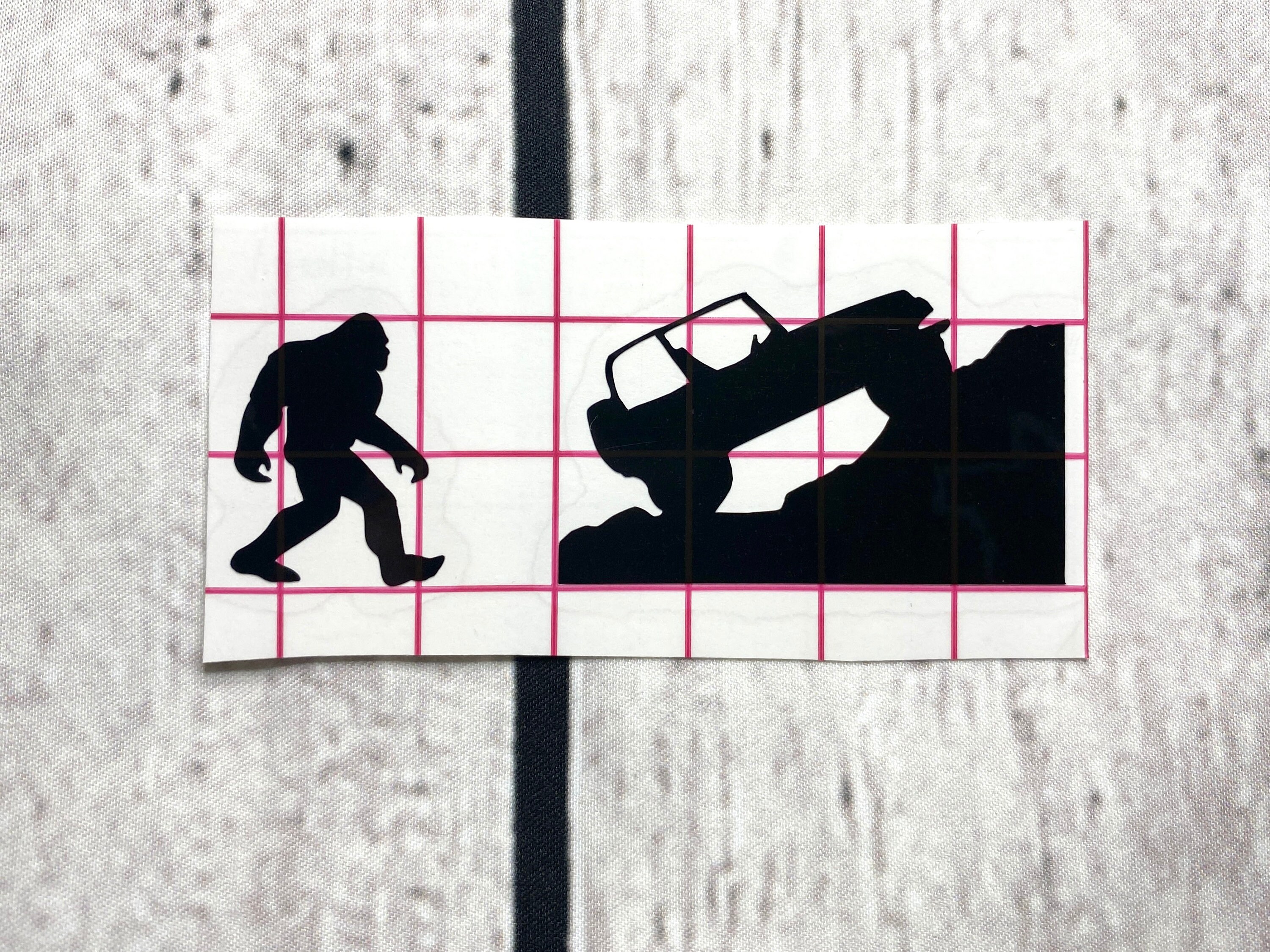 T-rex Sasquatch off Road Vehicle Decal Single or Set Easter - Etsy