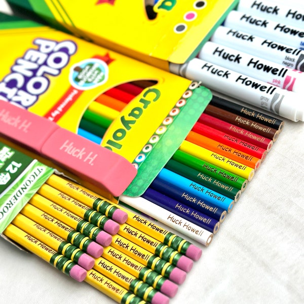 Engraved First Pencils - Etsy