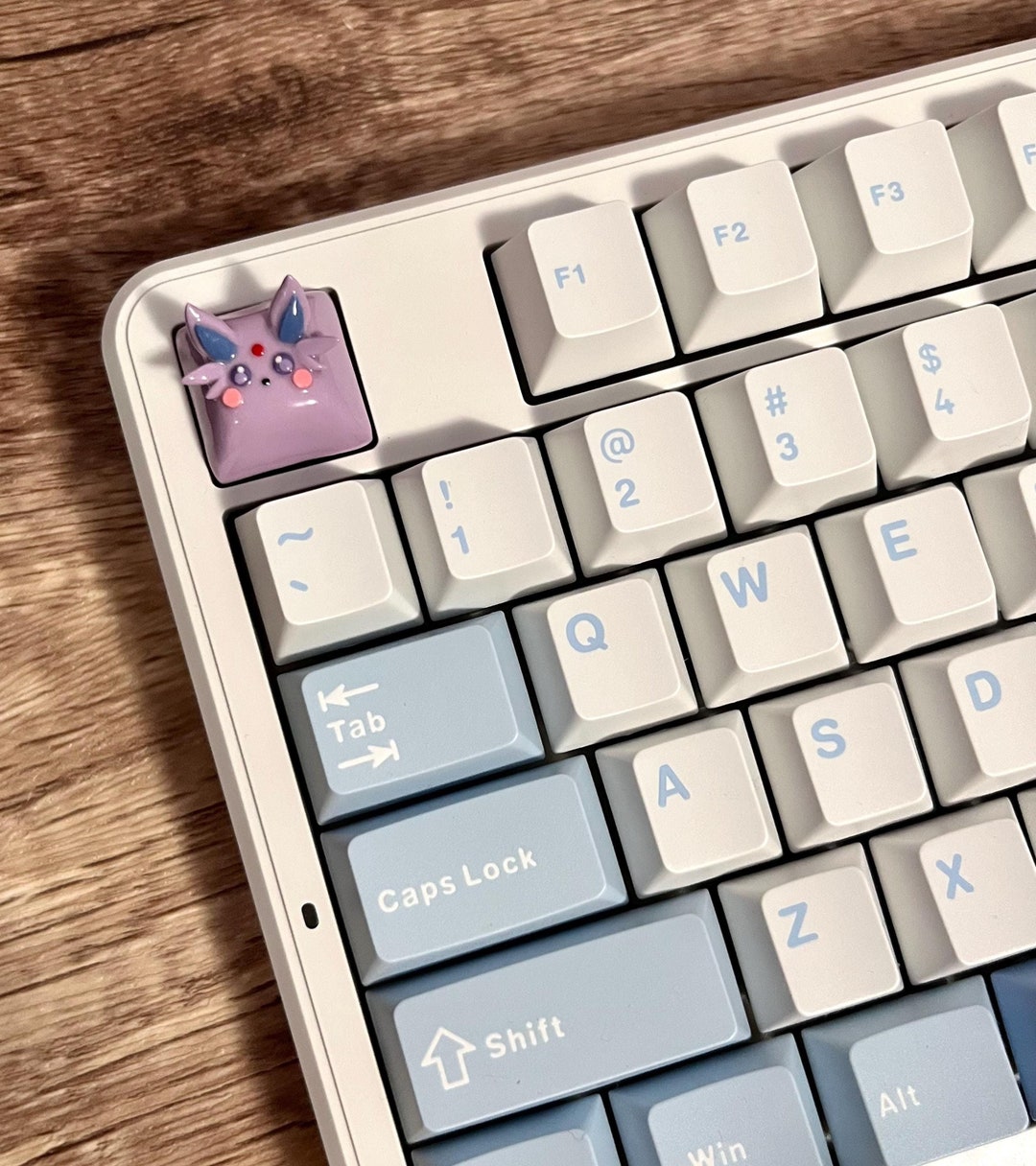 Espeon Cute Artisan Keycap | Handmade With Polymer Clay | Cute Keycaps ...
