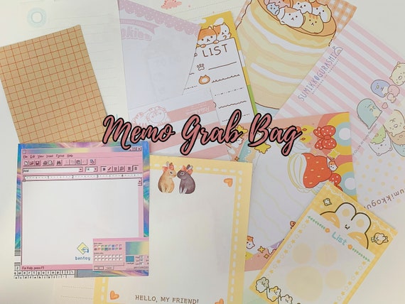 20 Pieces Memo Sheet Grab Bag for Journaling Scrapbooking - Etsy