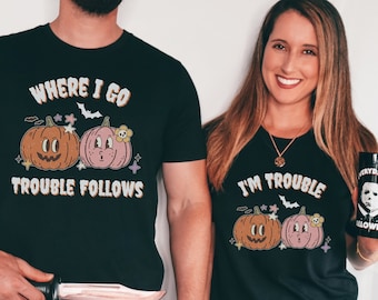 Funny Matching Couple Shirts,funny Couples Tee,funny Matching T-shirt ...