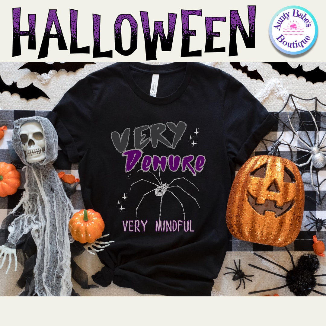 Very Demure Very Mindful Shirt,spider Shirt,demure Workplace T-shirt ...