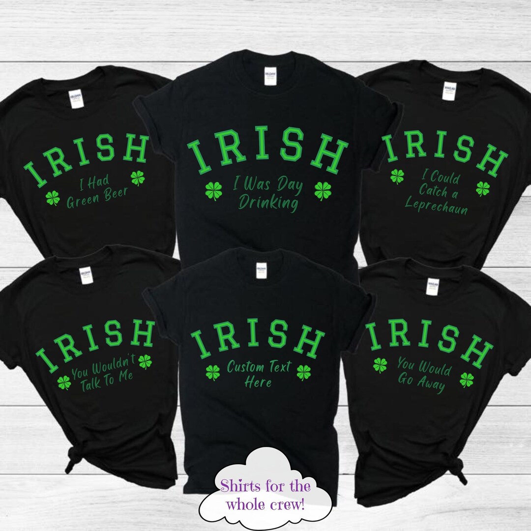 Funny Irish Puns Shirt, Matching Couple Shirt, St Patrick's Day Shirts ...