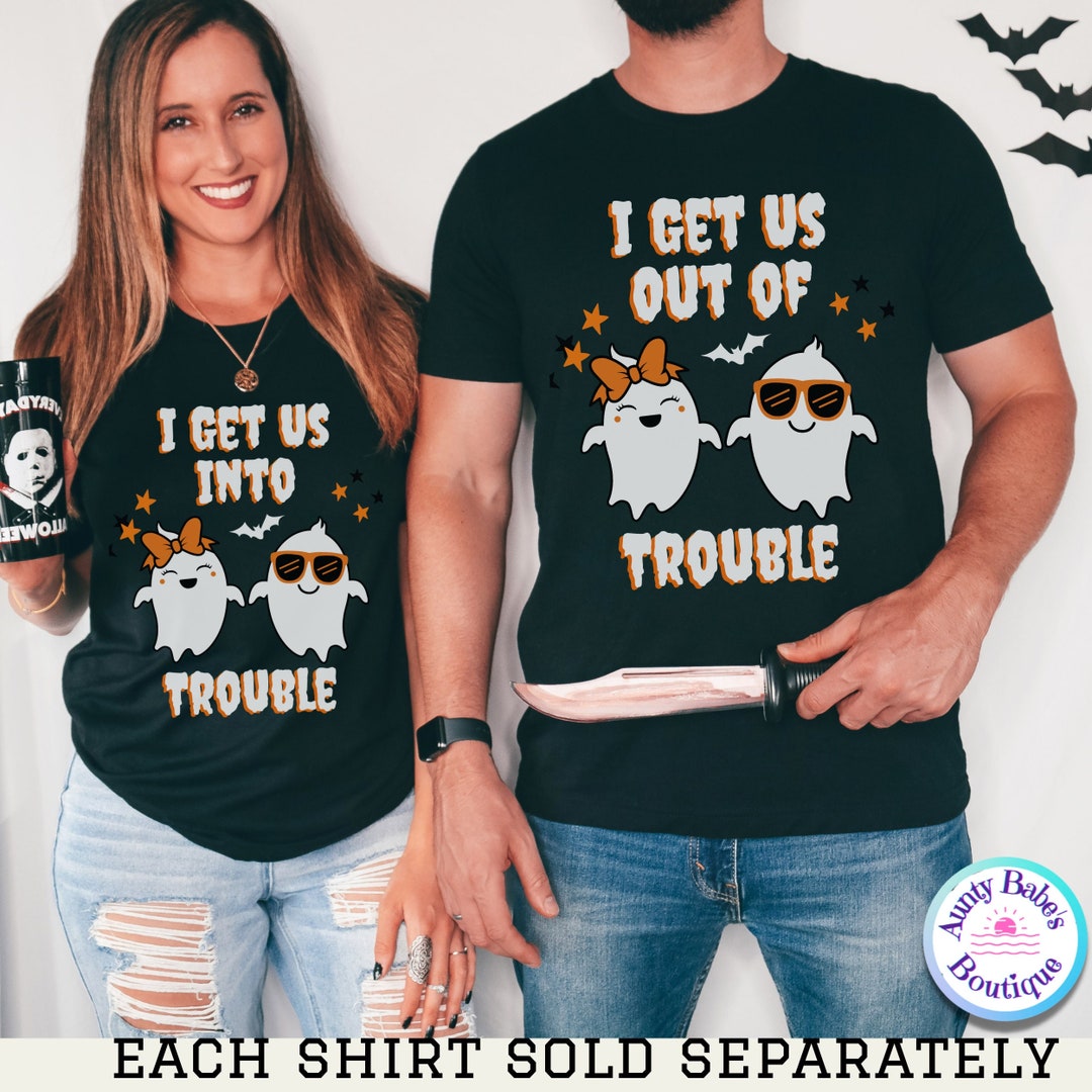 Funny Couples Halloween Shirts His And Hers Matching Halloween Shirts
