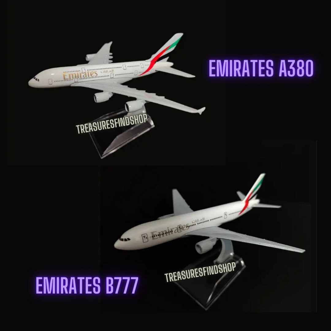 Emirates Airlines A380 / B777 Metal Aircraft Replica Airplane Metal ...