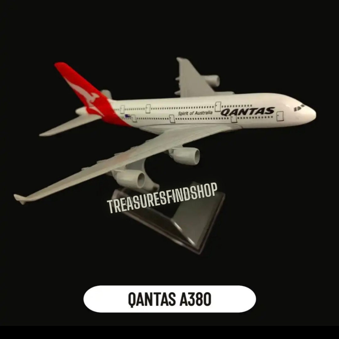 Qantas A380 Aircraft Replica Airplane Metal Diecast Model Aviation 1: ...