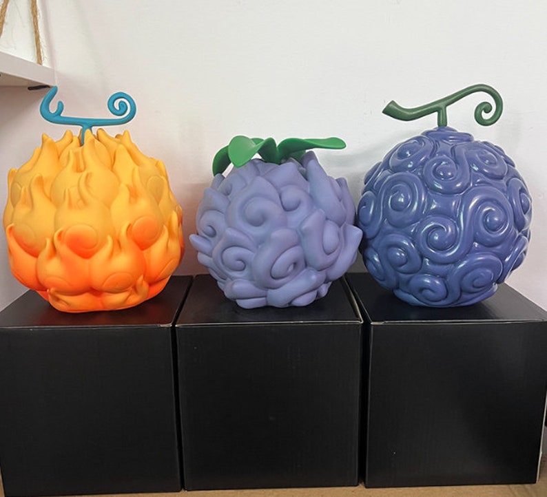 16cm/6.3 Inch Devil Fruits Figures Collection Gomu Gomu, Mera Mera and ...