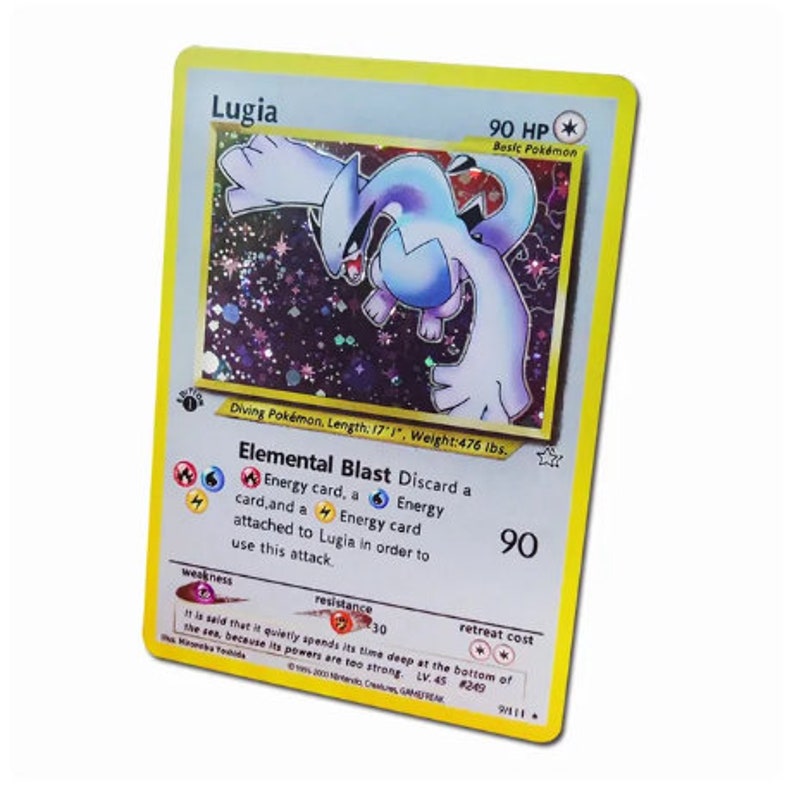 Lugia Neo Genesis 9/111 first Lugia Appearance in a Set - Etsy