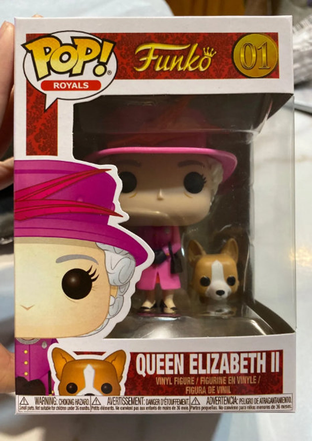 Queen Elizabeth II Funko Pop Figure With Box 1 Royal Family - Etsy