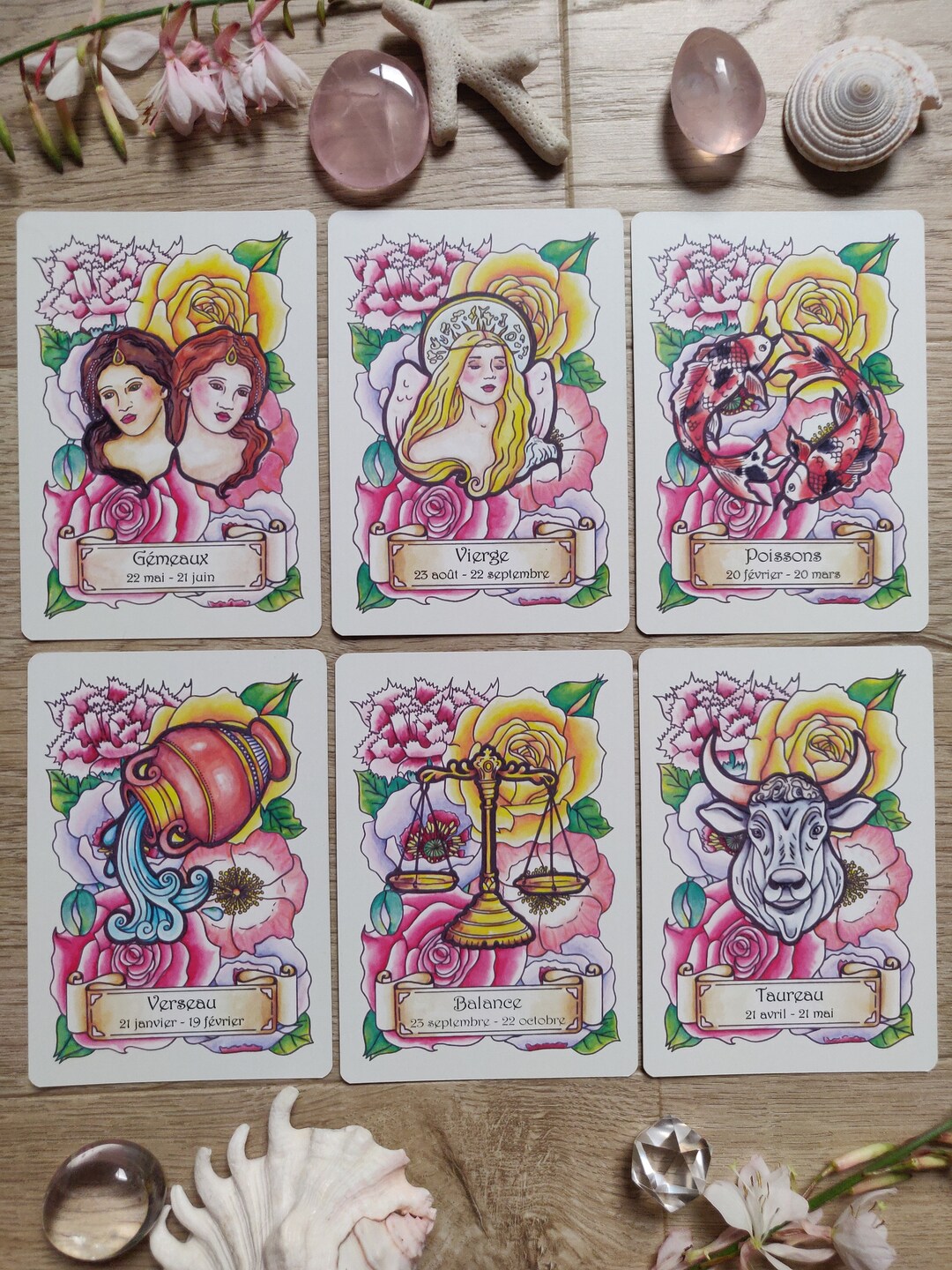 SIGNS OF THE ZODIAC Aphrodite Oracle Expansion 12 Cards for ...
