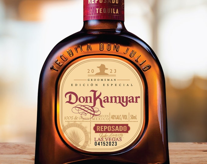 Gift for Birthday Don Julio Blanco Bottle Label for Birthday Gift for ...