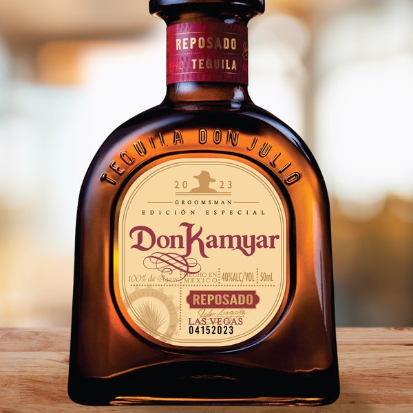 Custom Don Julio Label - Etsy