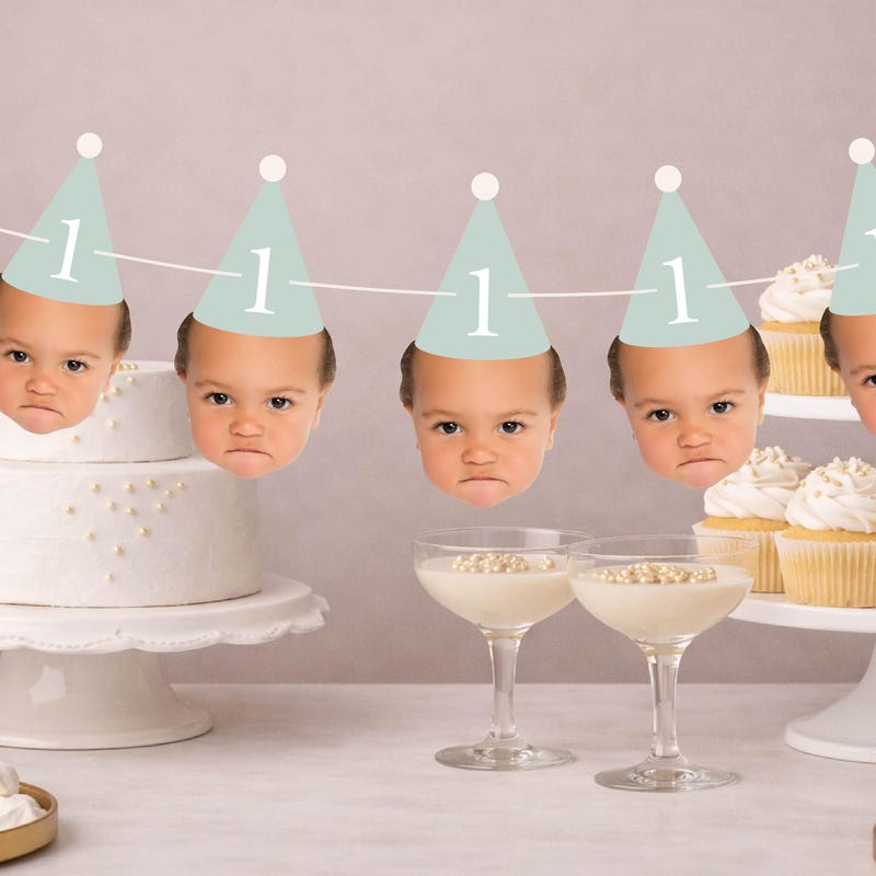 Birthday Banner Baby Photo - Etsy