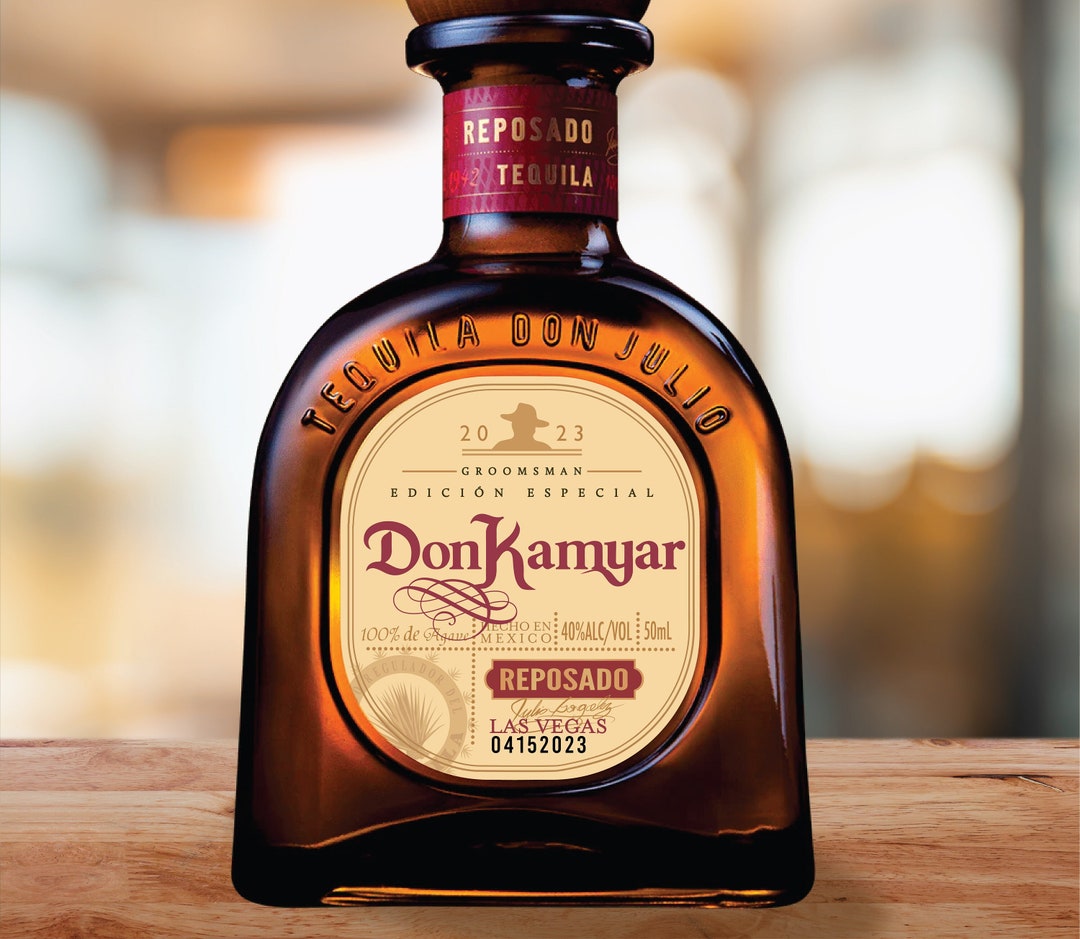 Gift for 21st Birthday Don Julio Reposado Bottle Label for Birthday ...