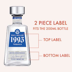 200ml 1800 Party Favors Tequila Label Customized Tequila Label for ...