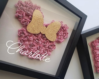 Minnie Mouse Shadow Box - Etsy