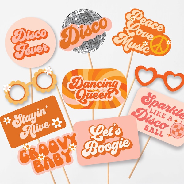 70s Theme Table Decor - Etsy