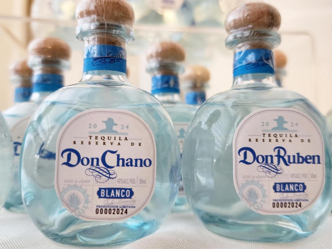 Don Julio Blanco Customized Label for 21st Birthday Party Favors for ...