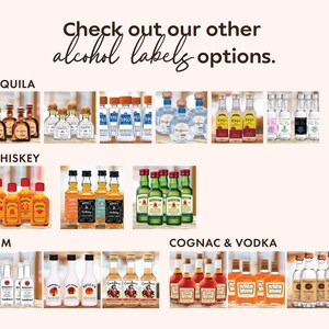 Mini 21st Birthday Labels Tito's Vodka Customized Favors for Birthday ...