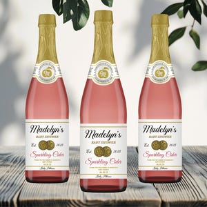 Martinelli Label Apple Cider Customized Label for Birthday Party Gift ...