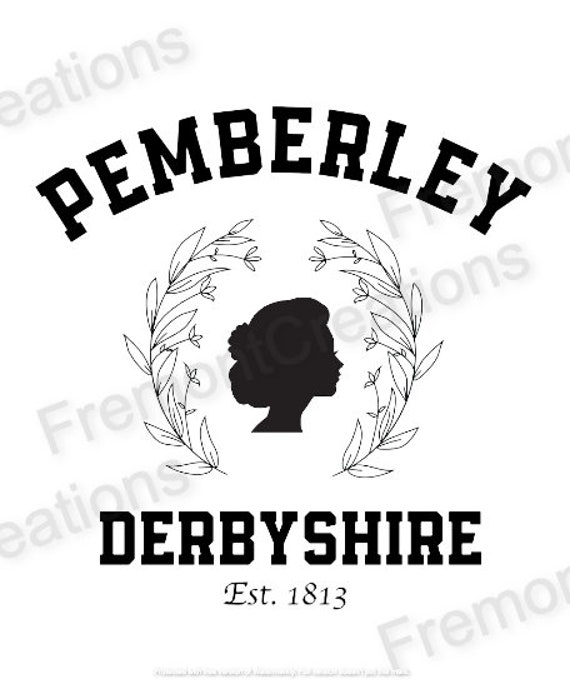 Pemberley Pride and Prejudice Cricut Digital Download PNG - Etsy
