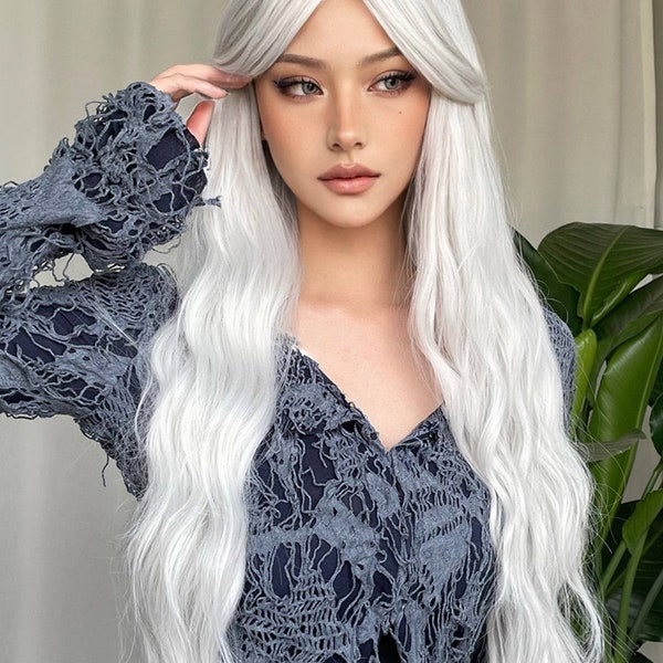White Wig - Etsy