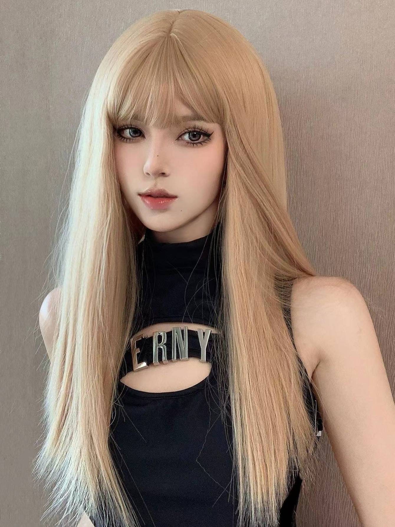 Long Straight Blonde Hair Tumblr