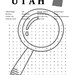 Utah Word Search Puzzle: Fun Travel Brain Game (printable PDF) - Etsy