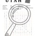 Utah Word Search Puzzle: Fun Travel Brain Game (printable PDF) - Etsy