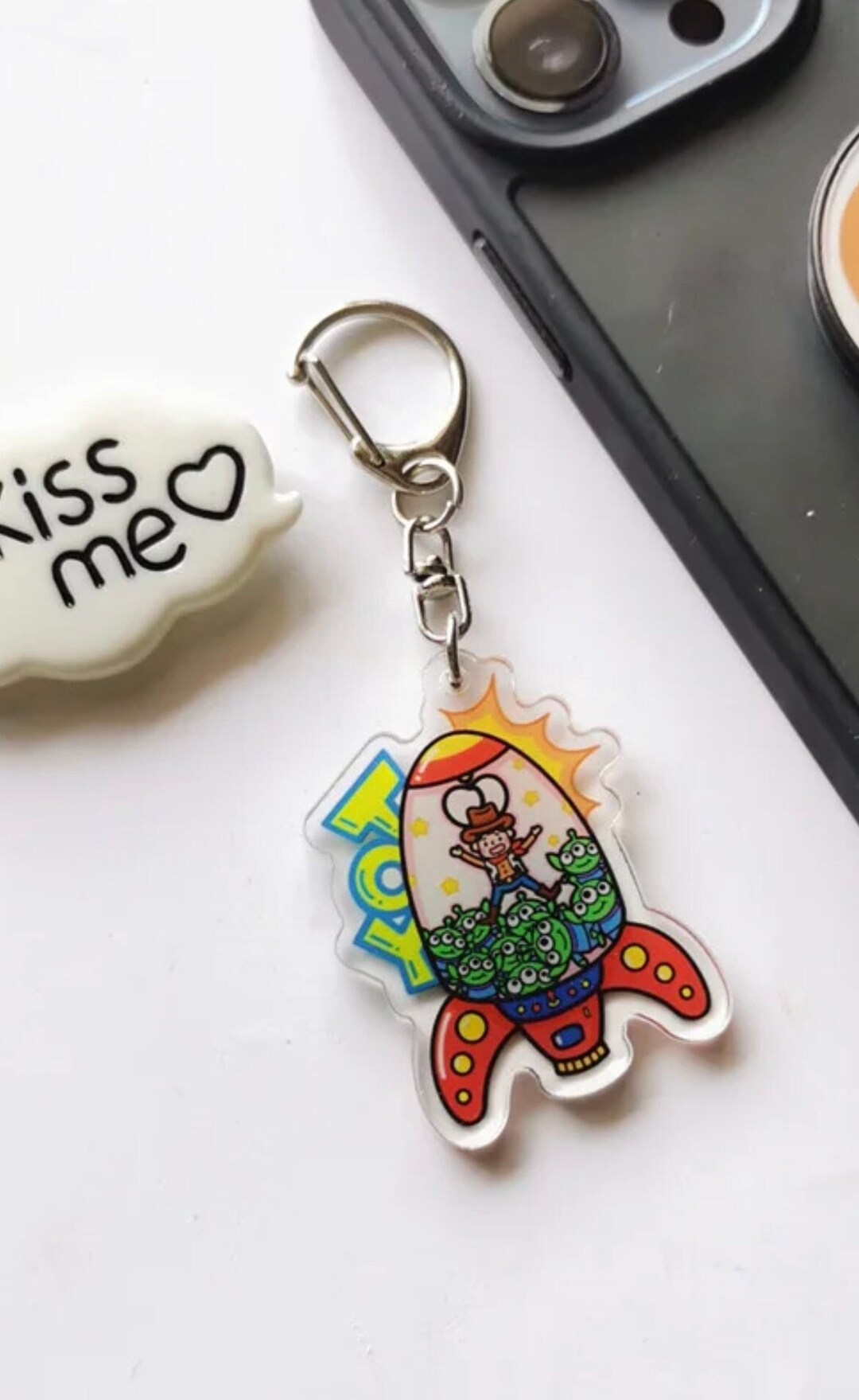 The Claw Acrylic Keychain - Etsy