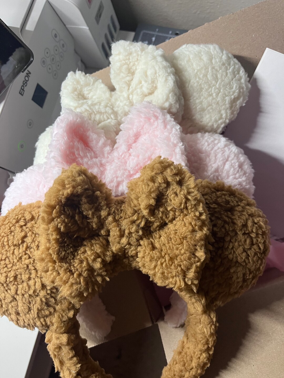 Teddy Bear Mouse Sherpa Ears - Etsy