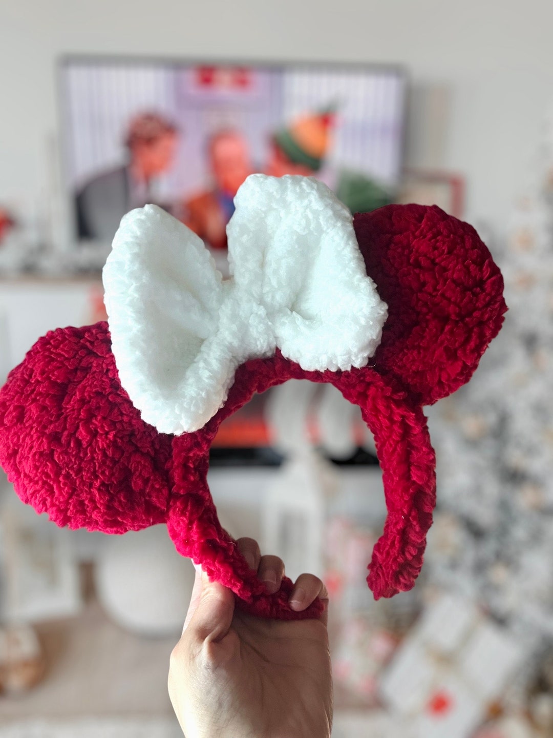 Teddy Bear Mouse Sherpa Ears Holiday Mouse Ears - Etsy