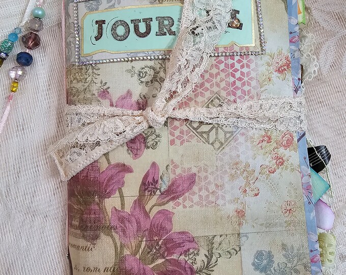 Junk Journal Lace Closure, 6 X 9, Bling, Use for Scrapbook, Keepsakes ...