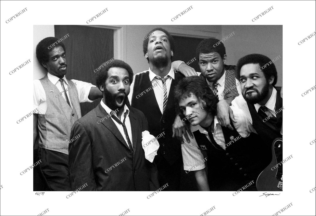 The Busboys, Candid 1981 SIGNATURE SERIES Hand-numbered ORIGINAL Segami ...