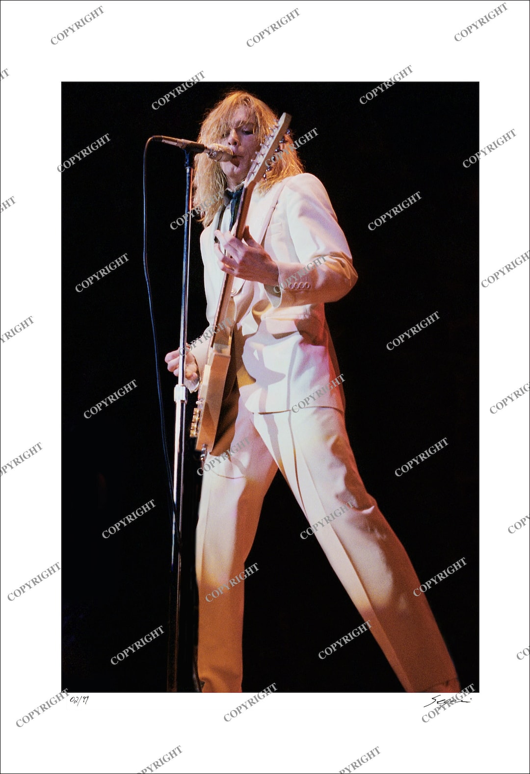 Robin Zander of Cheap Trick, 1979 SIGNATURE SERIES Hand-numbered ...
