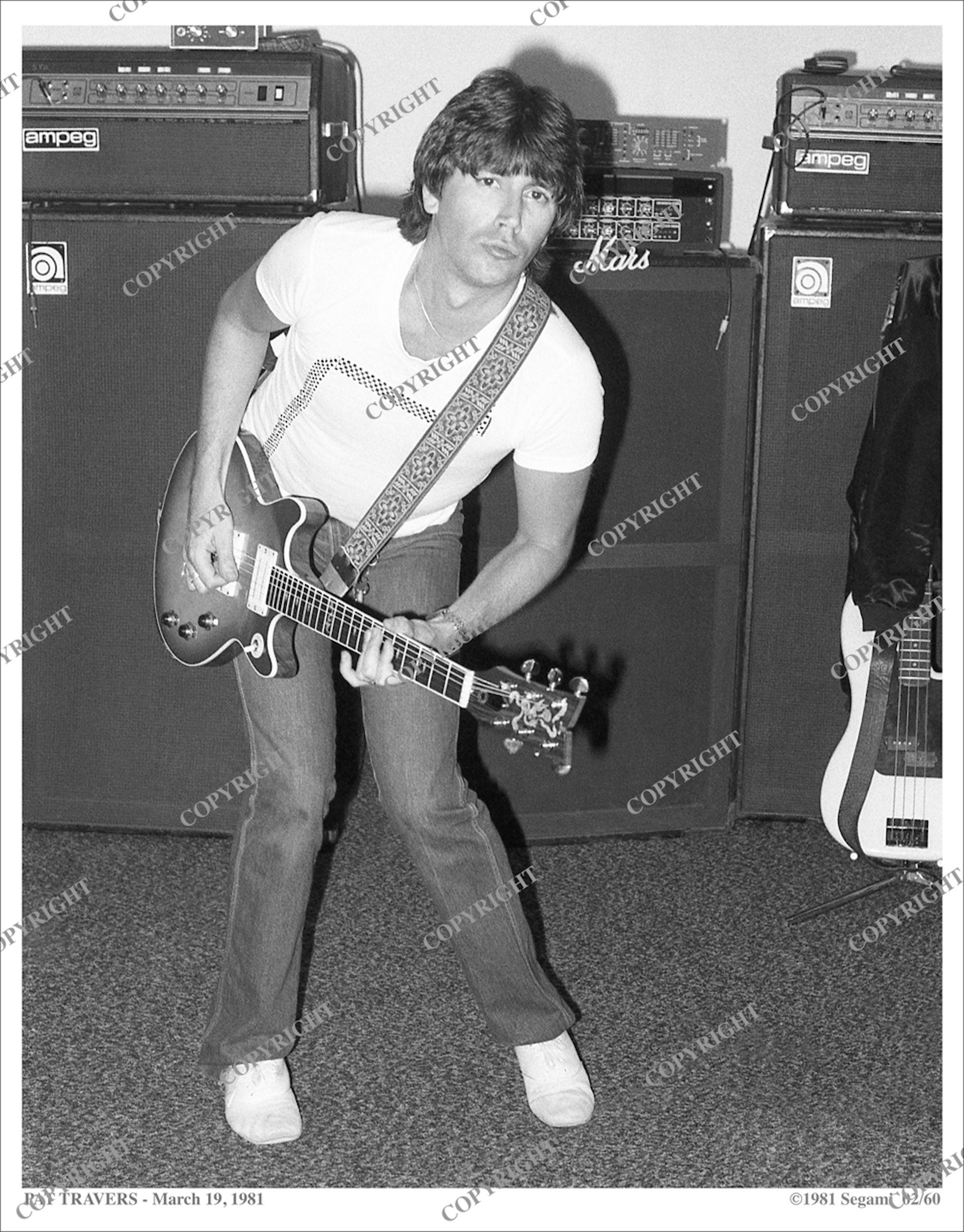 Pat Travers 1981 in Rehearsal Candid 11x14 Original - Etsy