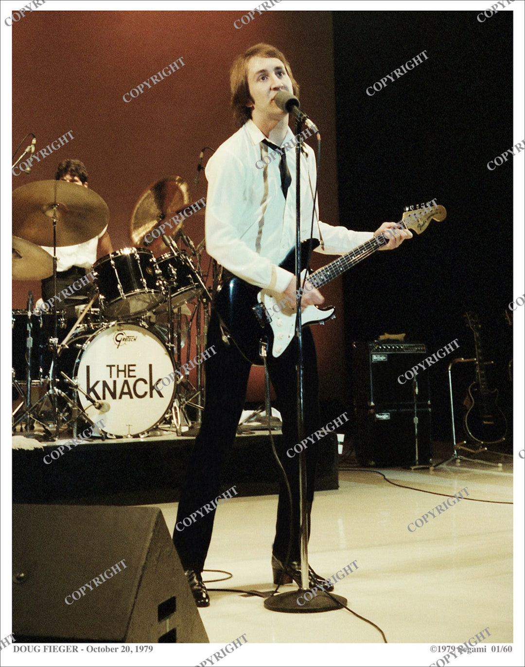Doug Fieger of the Knack, 1979 11x14 Original Numbered Segami ...