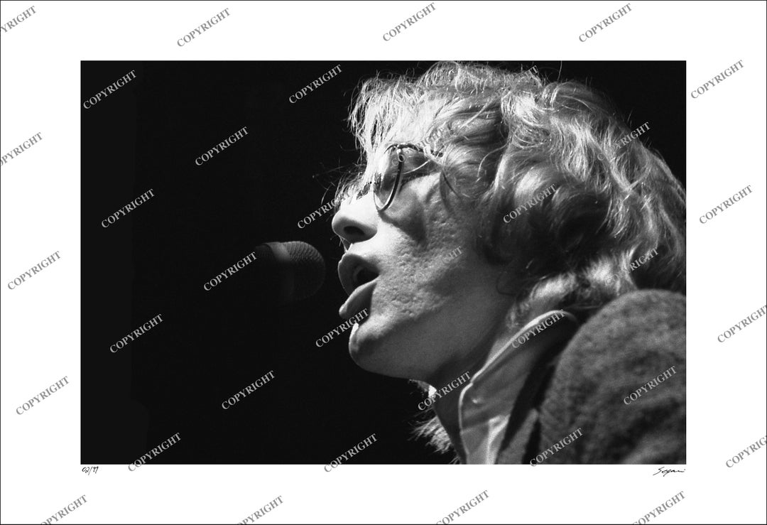 Warren Zevon, 1980, Live SIGNATURE SERIES Hand-numbered ORIGINAL Segami ...