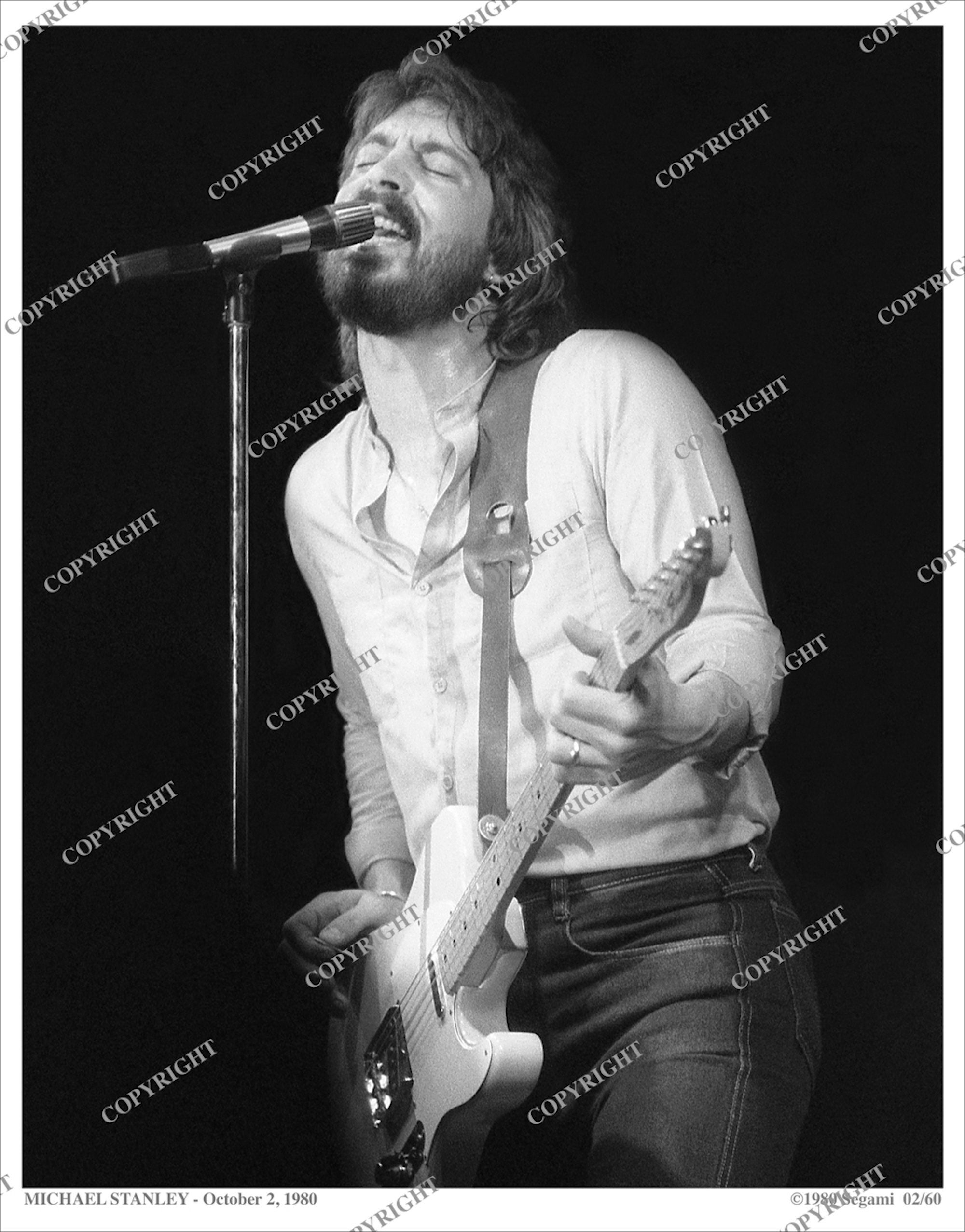 Michael Stanley of MSB the Michael Stanley Band, 1980 11x14 Original ...